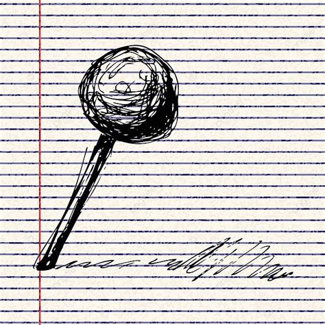 Sketch Of A Map Pin Isolated Pin Needle Vector Isolated Pin Needle