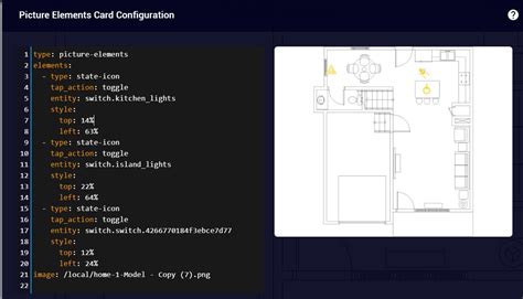 Picture Elements Card Configuration Home Assistant Community