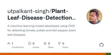 GitHub Utpalkant Singh Plant Leaf Disease Detection Model A Machine Learning Model Developed