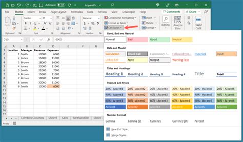 how to highlight cells and text in microsoft excel