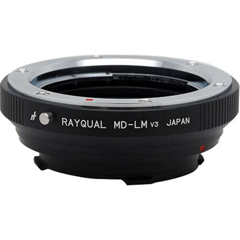 Rayqual Lens Mount Adapter For Minolta Md Lens To Leica Md Lm
