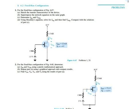 solved problems 6 2 fixed bias configuration 1 for the