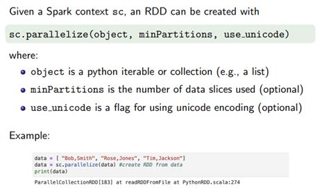 Solved Given A Spark Context Sc An Rdd Can Be Created With