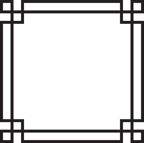 Line Rectangle Border Png Image Line Rectangle Border Border Clipart