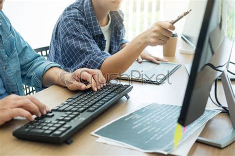 Programmer Coder Flat Vector Illustration Software Engineer