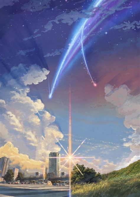 영화 너의 이름은 포스터 사람삭제 VER Your Name Wallpaper Desktop Wallpaper Art
