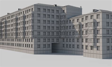 Buildings Mid Poly 3d 모델 45 Max Obj Free3d
