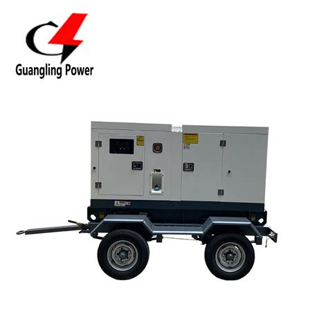275kva 250kw Silent Diesel Power Food Trailer Flood Light With Electric