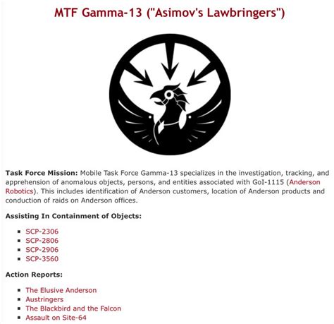 Pin By Janie Courtright On Scp Scp Foundation Mtf