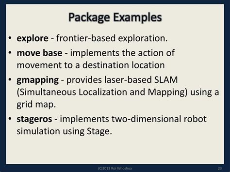 PPT ROS Lesson PowerPoint Presentation Free Download ID