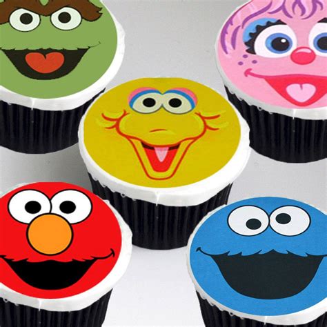 Sesame Street Cupcake Toppers By Simplyrjm On Etsy 1600 Sesame
