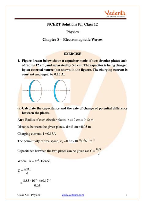 SOLUTION Electromagnetic Waves MCQs And Workout Questions Studypool
