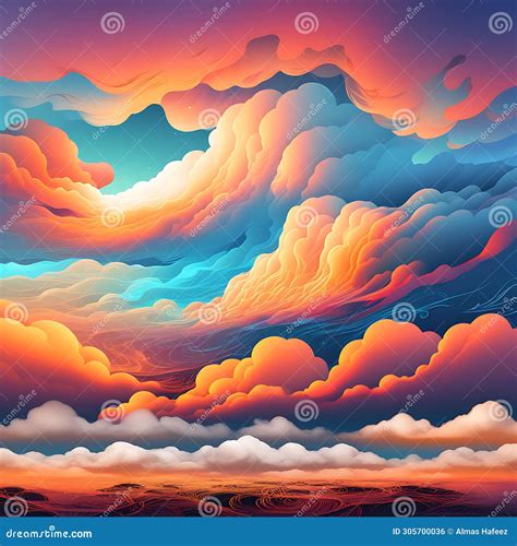 ethereal patel clouds background created using generative ai tools 3d