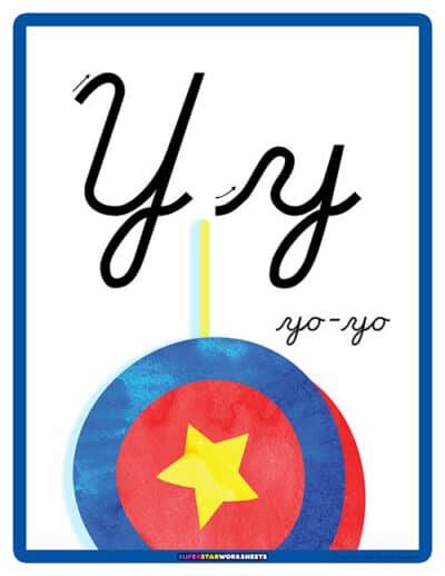 Cursive Alphabet Charts Superstar Worksheets