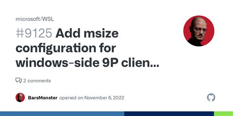 Add Msize Configuration For Windows Side 9P Client Higher WSL2 Disk