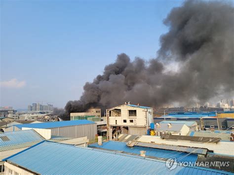 대구 섬유기계 공장 화재대응 2단계 연합뉴스