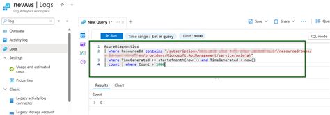 Kql How Can I Create An Azure Alert Rule To Trigger When A Quota In