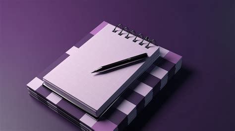 Checkbox Minimalist Checkboxes An Empty Notebook 3d Rendered On A