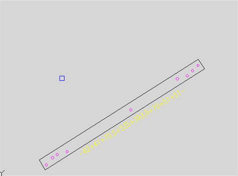 Solved Select Rectangle Poly Line Hole To Hole Dimension In Text
