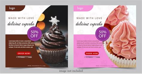 Premium Vector Cookies Poster Template Simple Design