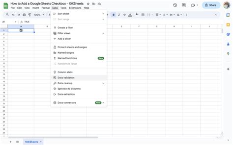 How To Add A Google Sheets Checkbox Guide XSheets
