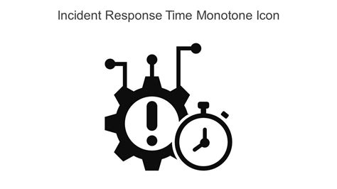 Incident Response Time Monotone Icon In Powerpoint Pptx Png And