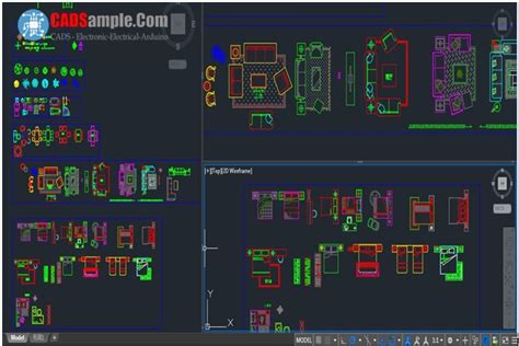 Furniture Cad Blocks Dwg Set