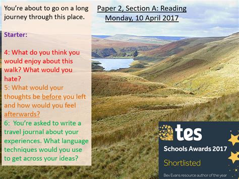 AQA Language Paper By Lead Practitioner Teaching Resources Tes