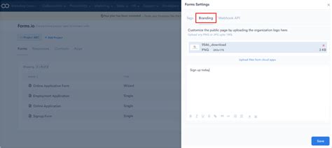 Forms Io By 500apps Product Guide Get Started