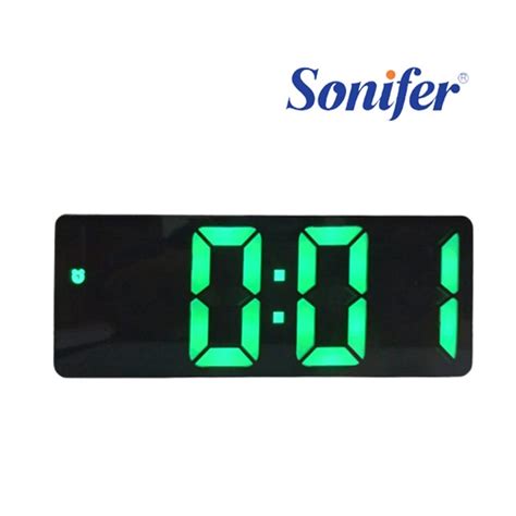 Jual Sonifer Jam Meja Digital Minimalis Led Alarm Clock Dengan Sensor