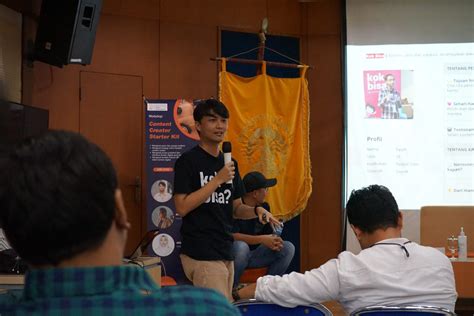 departemen ilmu komunikasi mengadakan workshop content creator