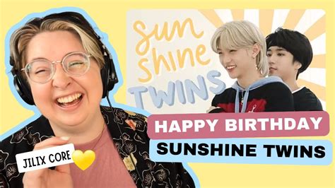 Reacting To Sunshine Twins Because Its Their Birthdays 🎂 Youtube