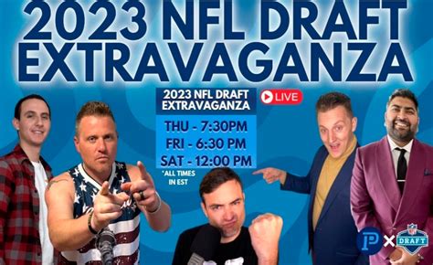 El Draft Day Extravaganza Sobre La Nfl De Esfand Muestra La