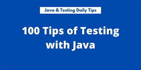 github eliasnogueira 100 tips testing java list of 100 tips for testing with java