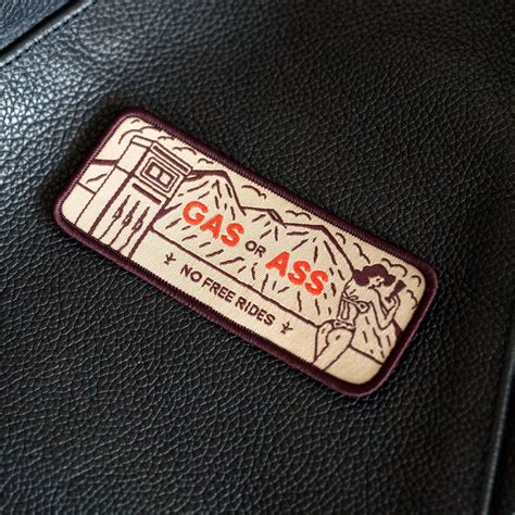 Gas Or Ass Motorcycle Patch Moto Loot