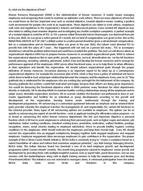 Hrm Assignment Pd Pdf Human Resources Human Resource Management