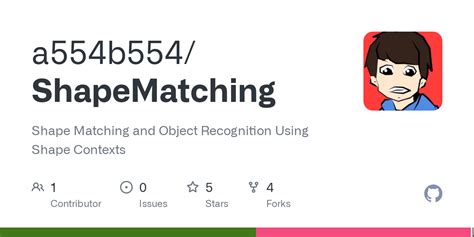 Github A554b554shapematching Shape Matching And Object Recognition