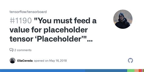 You Must Feed A Value For Placeholder Tensor ‘placeholder When Using Beholderhook · Issue