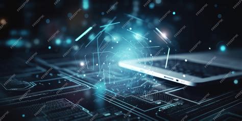 Premium Ai Image Modern Computer Technology Infographic