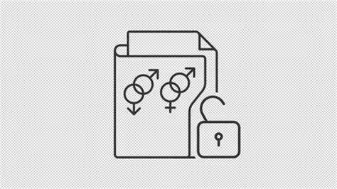 Animated Gender Data Linear Icon Stock Video Pond Animated Gender Data Linear Icon Stock Video Pond