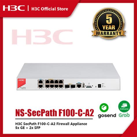 Promo H3C SecPath F100 C A2 Security Firewall 10GE 2SFP NS SecPath F100 C A2 Cicil 0 3x
