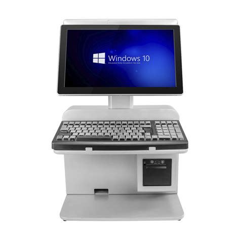 High Speed Built In 58 Mm Thermal Printer 156 Inch Dual Screen Pos System Printer Machine Cash