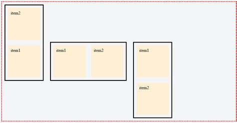 Html Inline Flex Container With Column Reverse Impacting Alignment Of