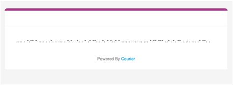 Github Shreythecraysecret Messages Send Secret Messages With The Courier Api And Nodejs