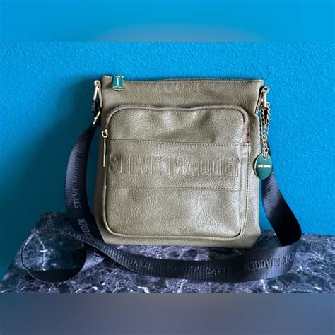 Steve Madden Bags Steve Madden Bneo Logo Crossbody Bag Olive Green