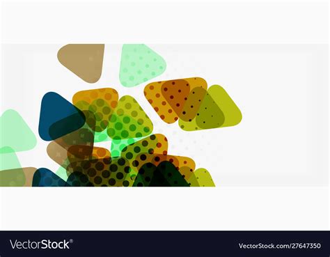 Triangle Geometric Abstract Composition Royalty Free Vector