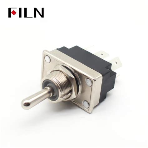 Filn Lighted Toggle Switch 20a Ip67 Red Green Waterproof