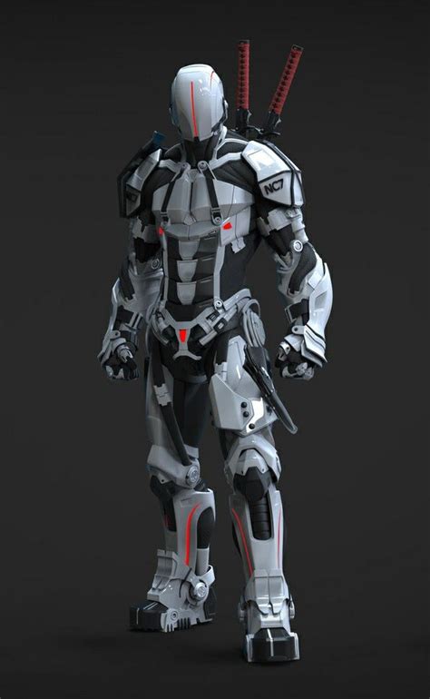 Pin By Unawiel On Armures Robot Concept Art Futuristic Armour Ninja