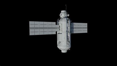 High Quality 3d Model Zarya Iss Module 3d Model 3d Model Cgtrader