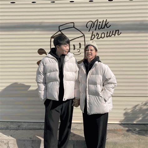 메리윗 [커플룩] 남녀공용 커플패딩 6col